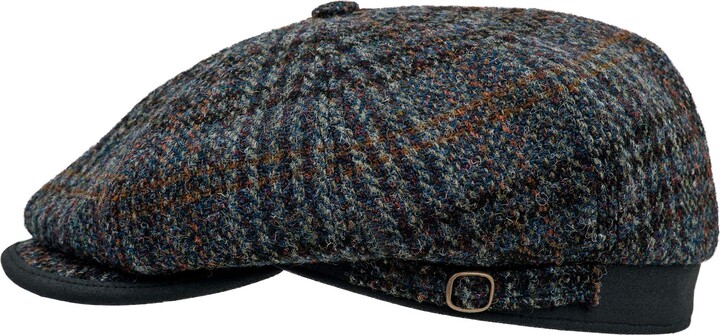 Sterkowski Malone | Vintage Harris Tweed Mens Flat Cap | Classic Retro ...