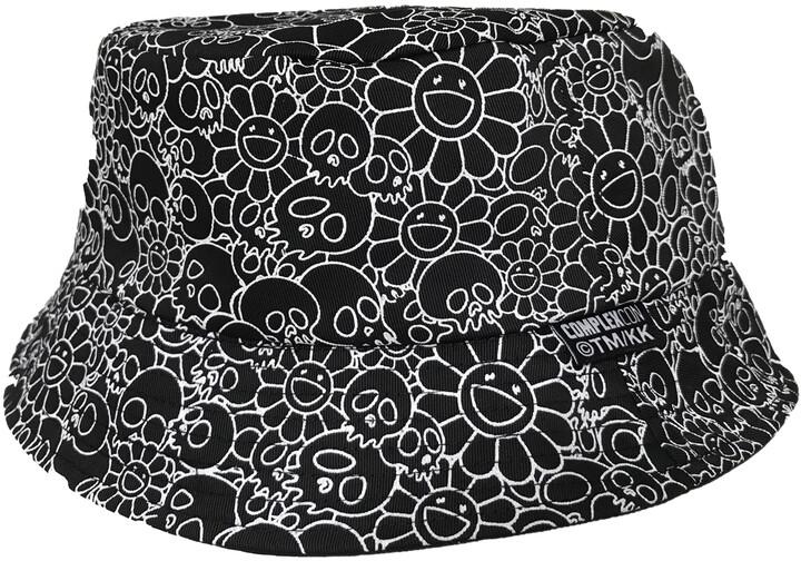 Takashi Murakami black Cotton Hats - ShopStyle
