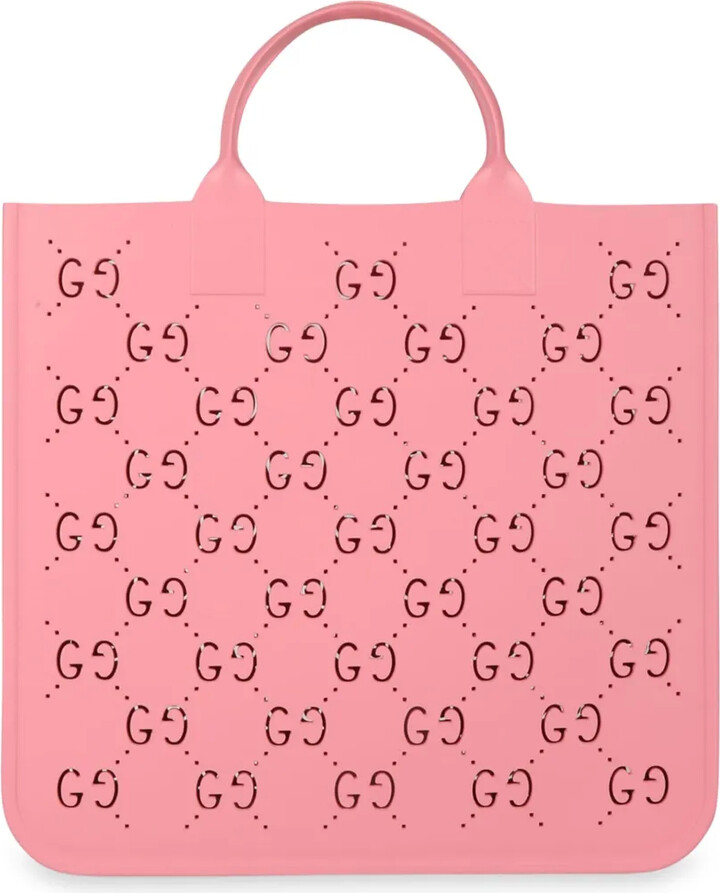 Gucci Children cut-out GG shopping bag - ShopStyle