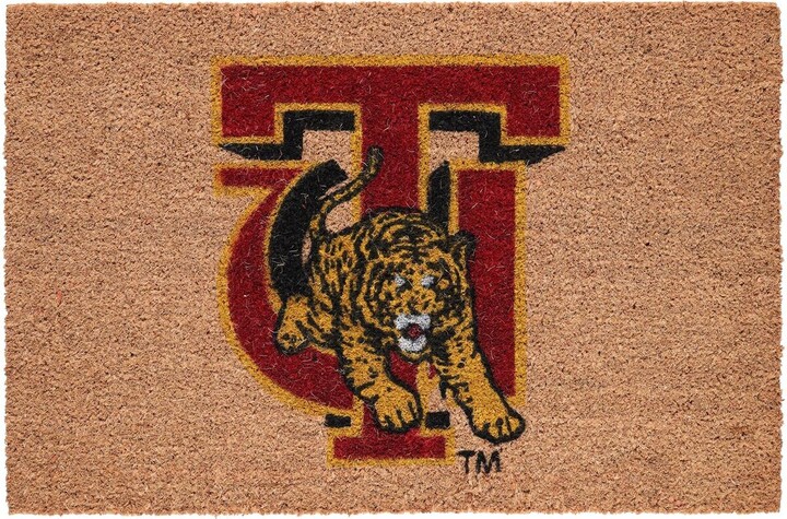Memory Company Tuskegee Golden Tigers Team Logo Coir Doormat ...