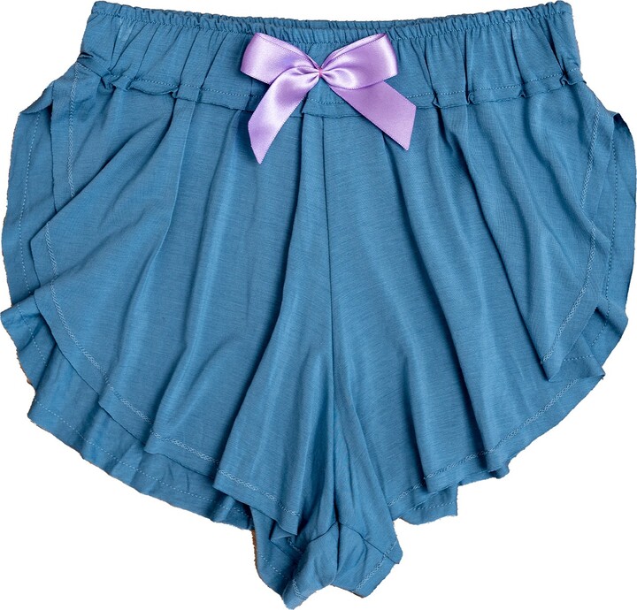 Loreen Label - Butterfly Shorts - Blue - ShopStyle
