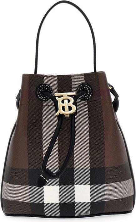 Burberry 'Check' mini bucket bag - ShopStyle