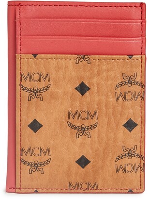 MCM Visetos Original Card Case Mini - ShopStyle Wallets