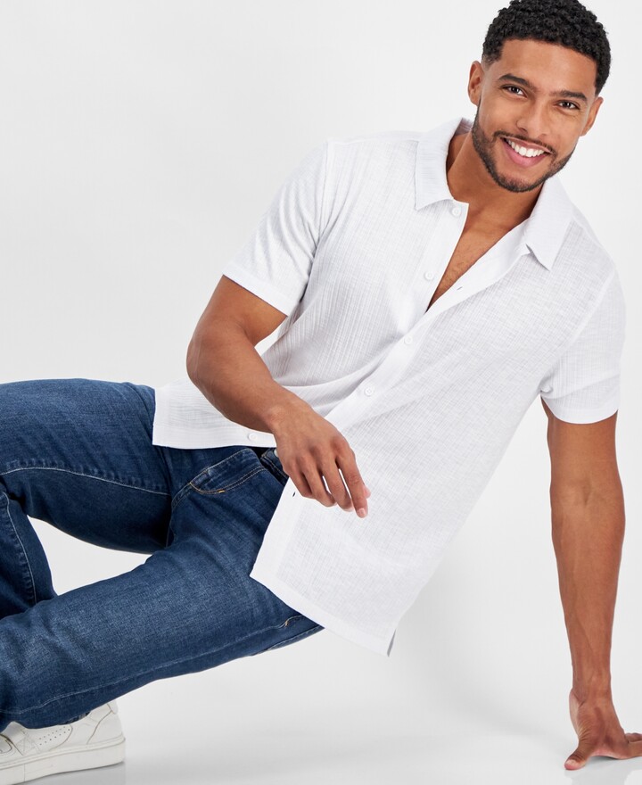 Inc International Concepts Mens Regular Fit Variegated Ribbed Knit