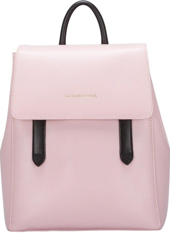 Smith and Canova Smooth Leather Structured Backpack - ShopStyle