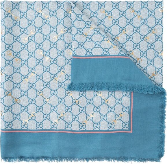 Gucci GG Printed Horsebit Scarf - ShopStyle Scarves & Wraps