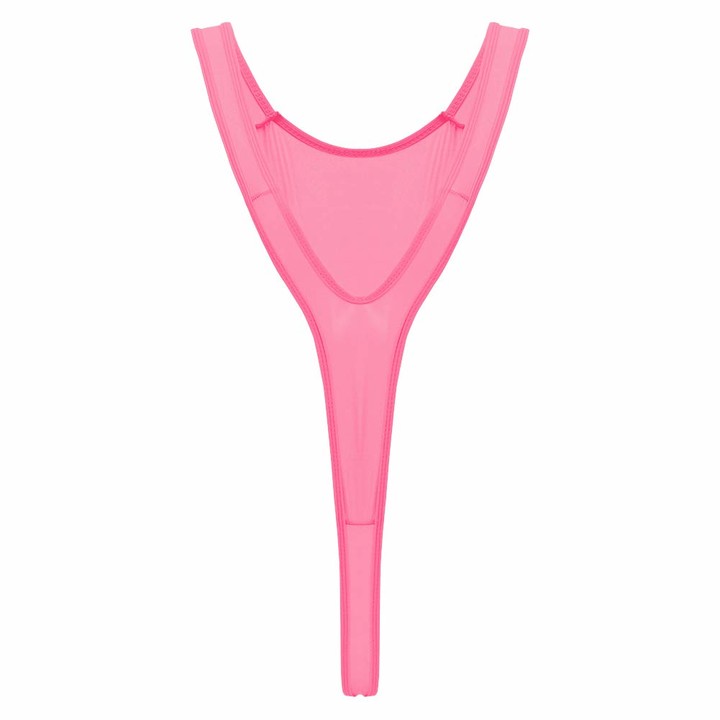 IWEMEK Women Slingshot Bikini One Piece Mankini Swimwear Micro ...