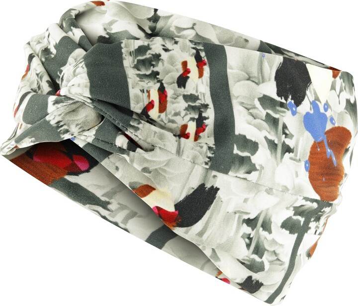 COCOOVE - Twist Knot Headband In Soft Jersey Graffiti Art Print ...