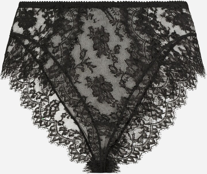 Dolce & Gabbana High-waisted lace briefs - ShopStyle Panties