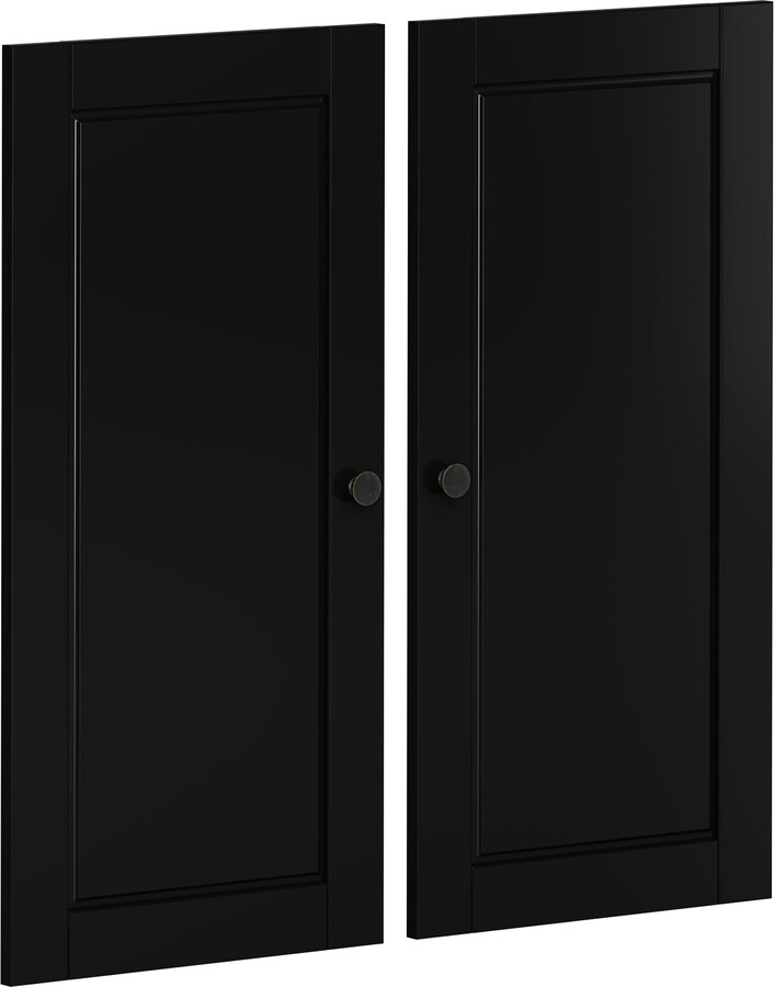 Palace Imports 100% Solid Wood Modular Kitchen Pantry Double Door Kit ...
