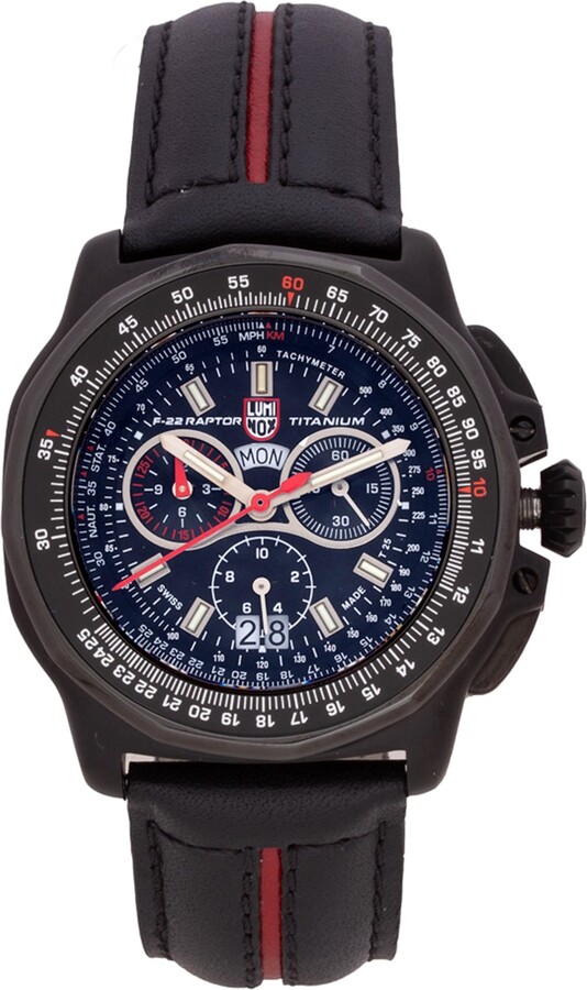 Luminox Men's F-22 Raptor Black Dial Watch - ShopStyle