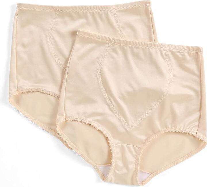Bali Women's Tummy Panel Firm Control Shapewear Brief DFX710 2-Pack ...