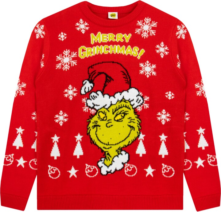 The Grinch Mens Christmas Jumper | Xmas Jumpers For Men Christmas ...