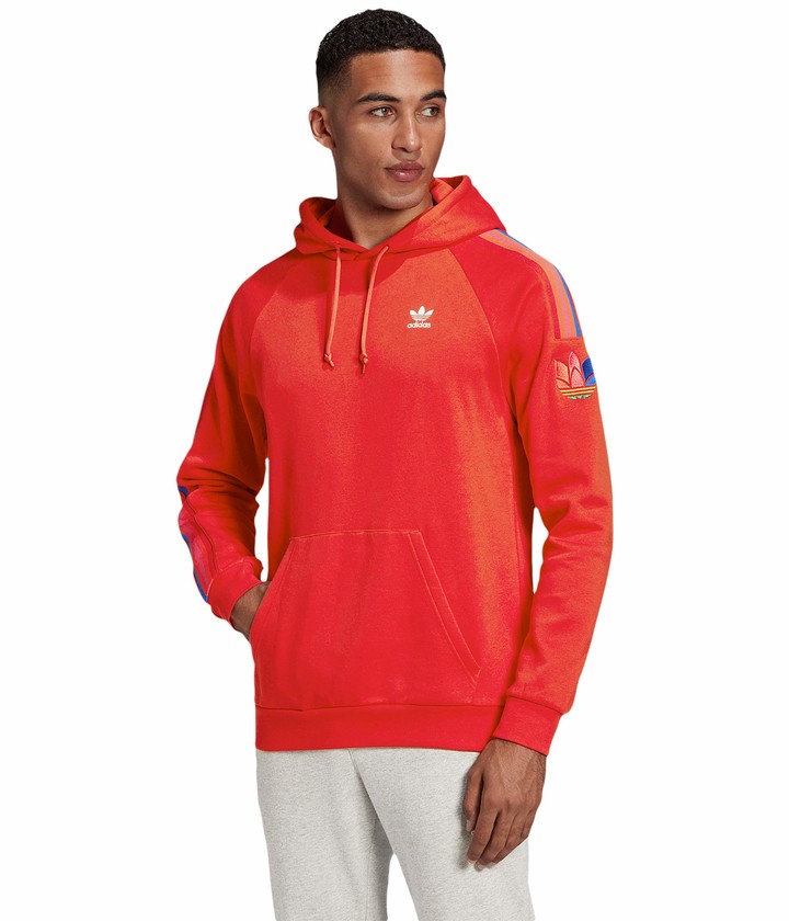 adidas Men's Adicolor 3D Trefoil 3-Stripes Hoodie - ShopStyle