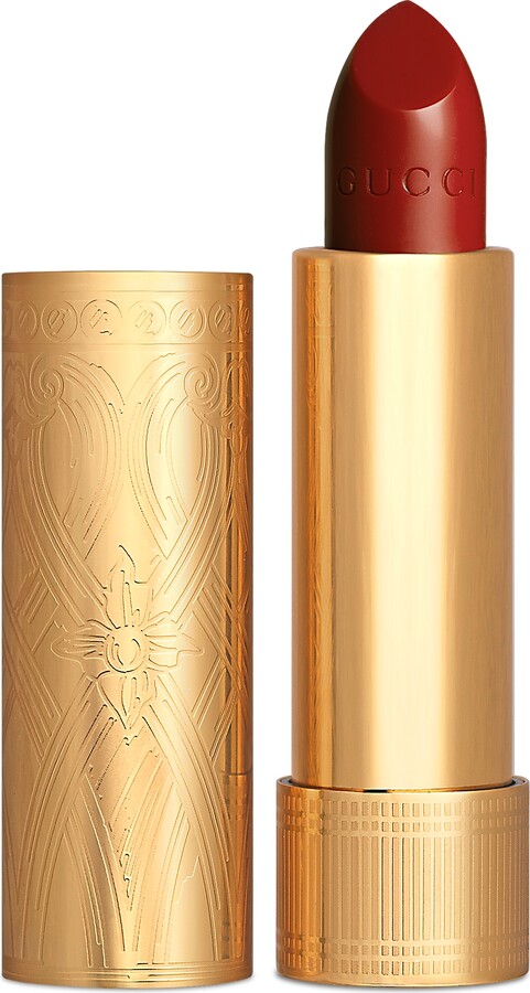 Gucci 504 Myra Crimson, Rouge a Levres Satin Lipstick - ShopStyle