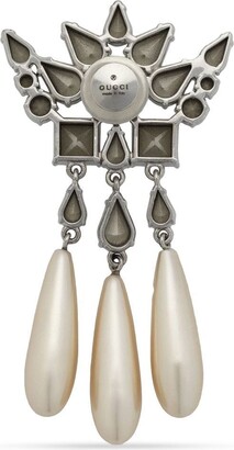 Gucci Interlocking G pearl brooch - ShopStyle Charms