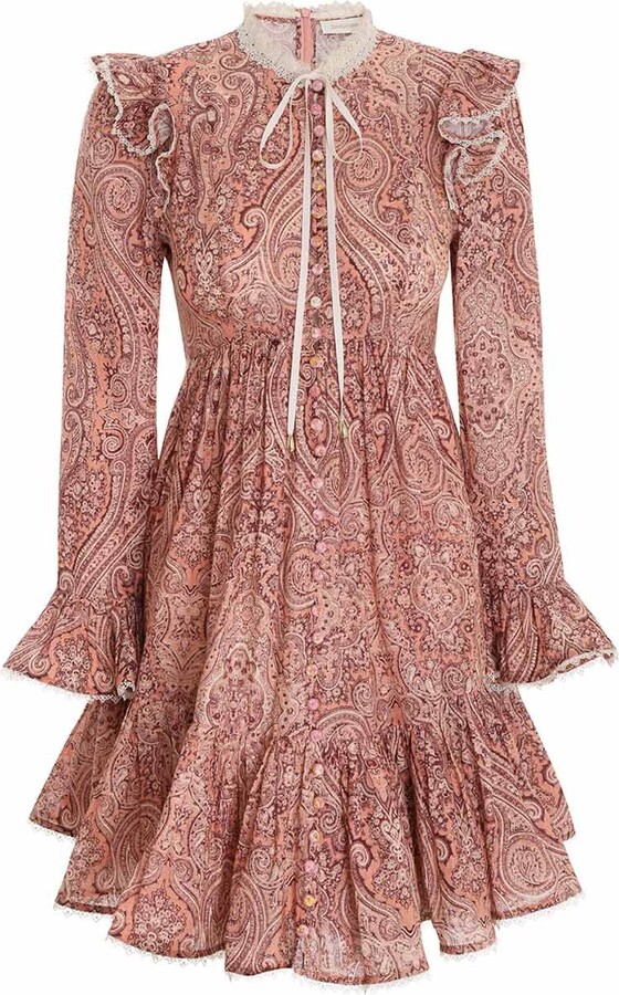 Zimmermann Wonderland Frilled Mini Dress - ShopStyle