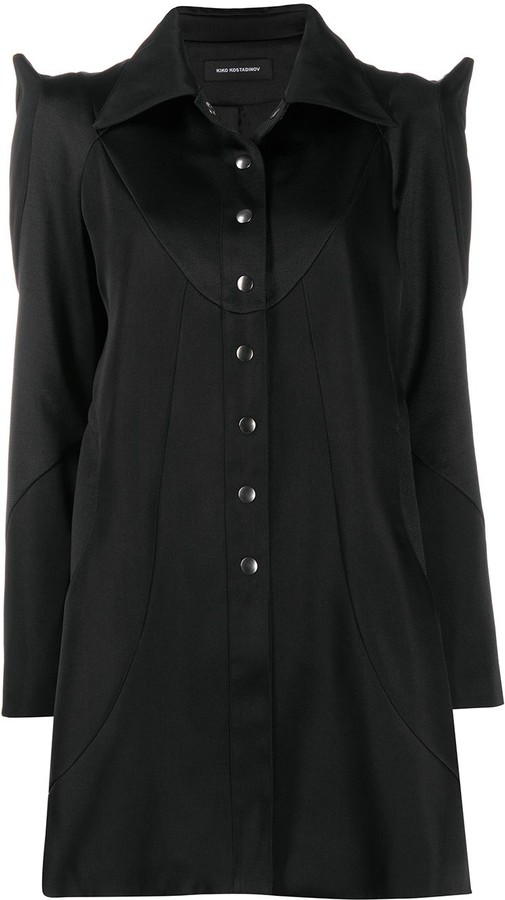 KIKO KOSTADINOV Pointed Shoulder Short Coat - ShopStyle Casual Jackets