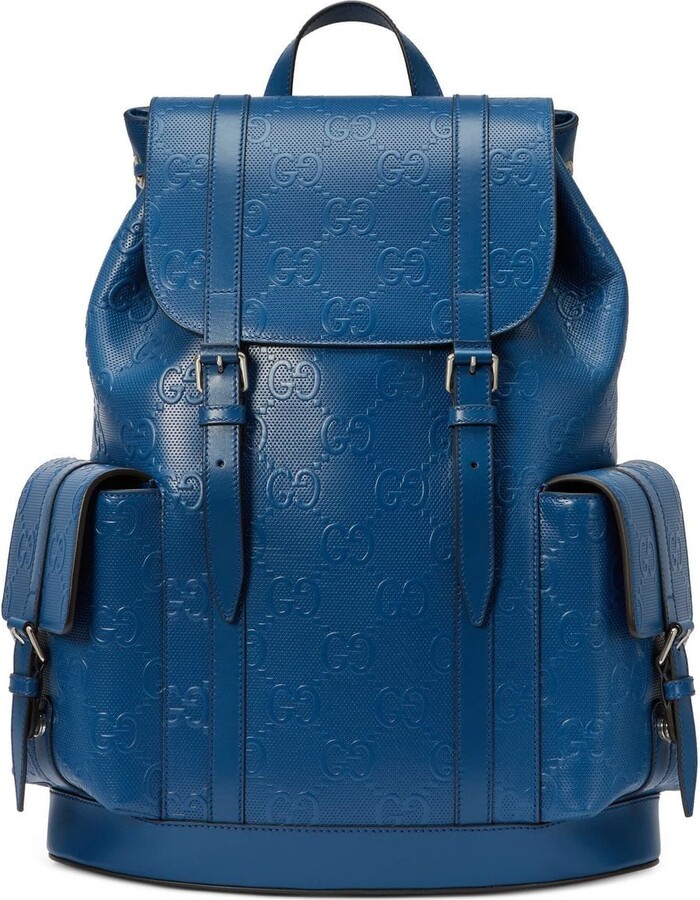 Gucci GG-embossed backpack - ShopStyle