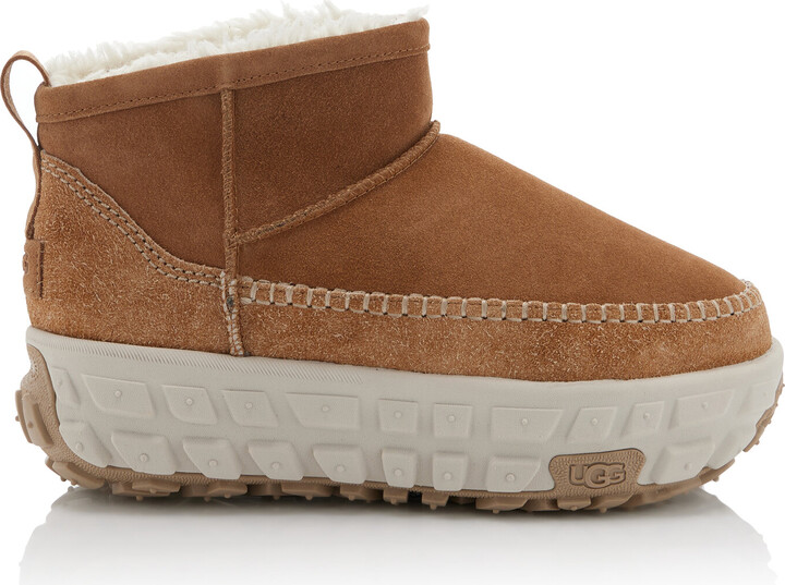 UGG Venture Daze Ultra Mini Sheepskin Platform Ankle Boots - ShopStyle