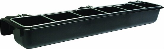 Little Giant HF9BLACK Hook Over Goat Trough Heavy Duty Galvanized Steel ...