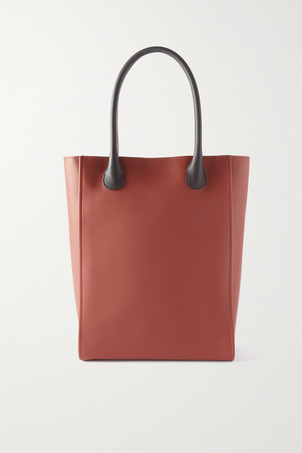 Chloé Joyce Large Leather Tote - Brown - ShopStyle