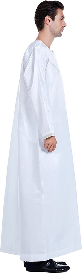 COOFANIN Valentines Sweater Kaftan Men Linen Caftans for Men Plus Size ...