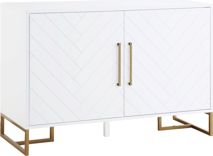 CosmoLiving Herringbone Console Unit - ShopStyle