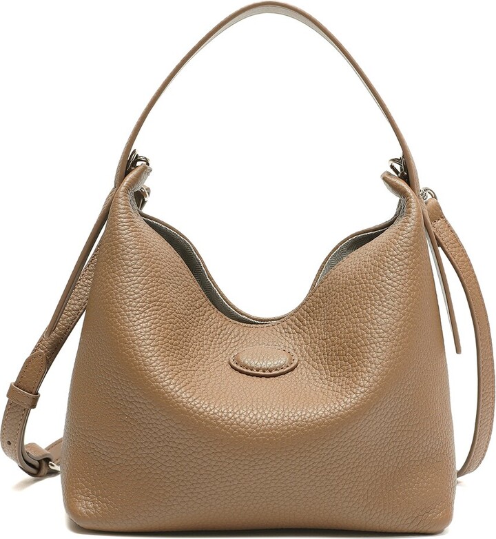 Tiffany & Fred Paris Smooth Leather Hobo Bag - ShopStyle