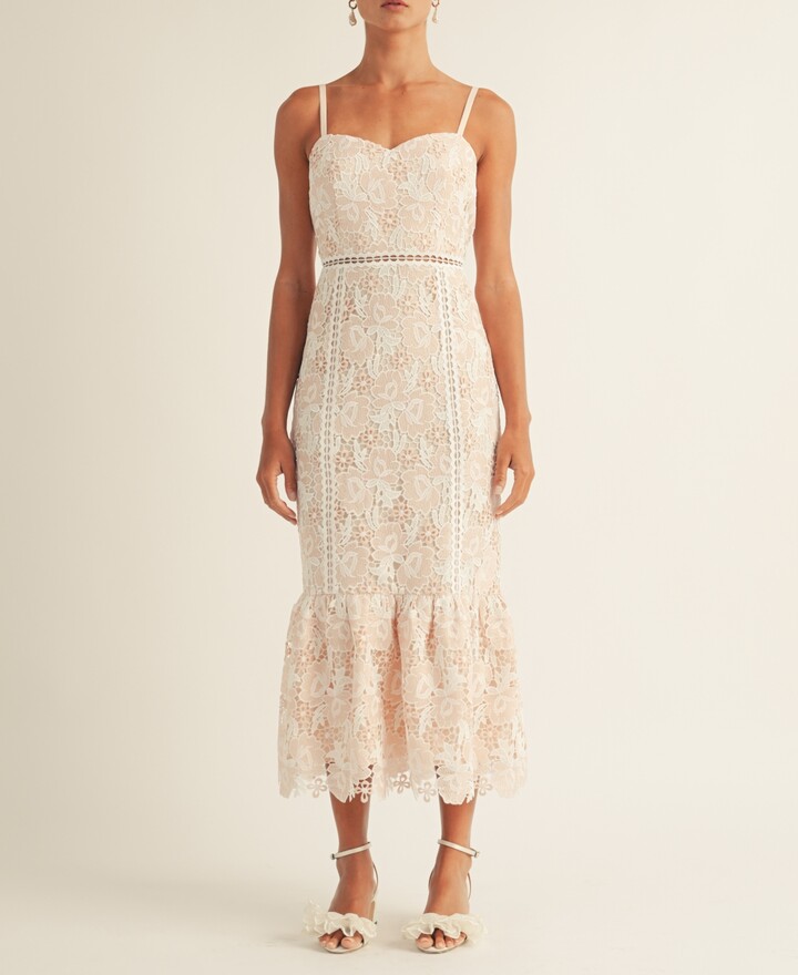 Arose Studio, Inc Women's Jenna Lace Midi Dress - ShopStyle