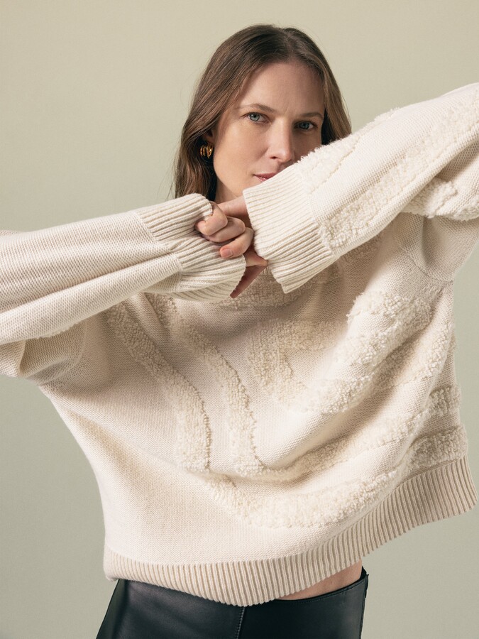 JigsawJigsaw Loop Intarsia Jumper - ShopStyle Crewneck & Swoop Neck ...