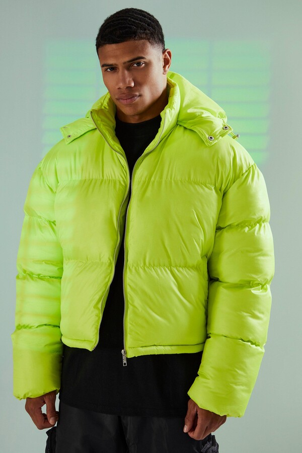 boohoo Boxy Oversized Puffer With Hood - ShopStyle
