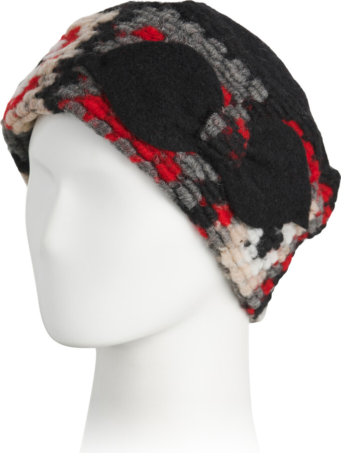 Creativa Made In Italy Wool Blend Crochet Dome Hat - ShopStyle