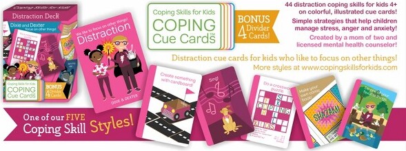 Coping Skills for Kids Coping Cue Cards Distraction Deck - ShopStyle