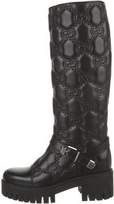 Gucci Leather Boots - ShopStyle