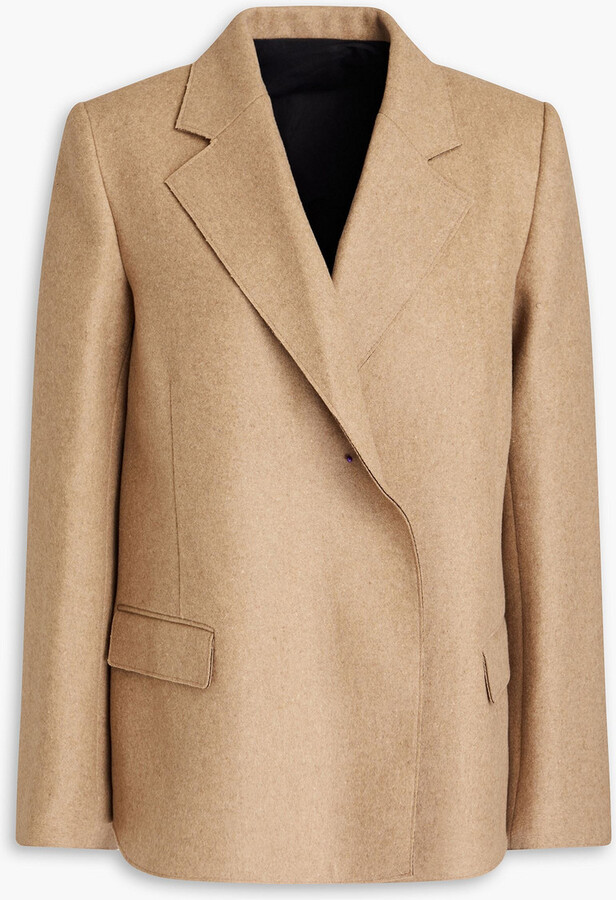 Totême Mélange brushed wool-blend felt blazer - ShopStyle