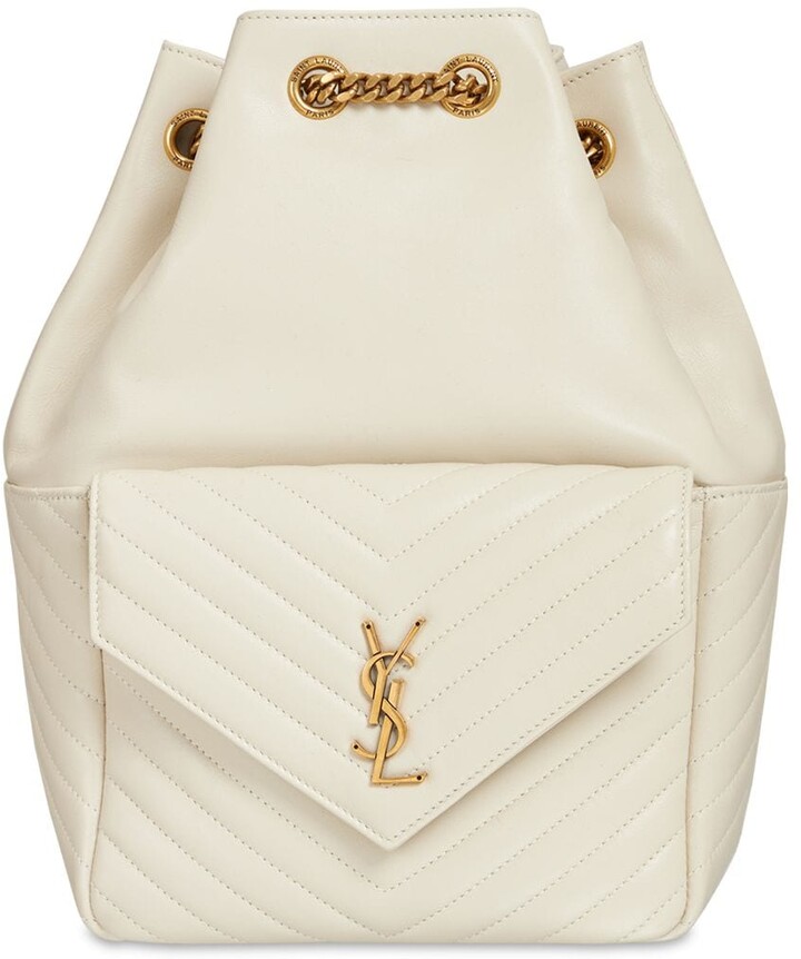 Saint Laurent Joe leather backpack - ShopStyle