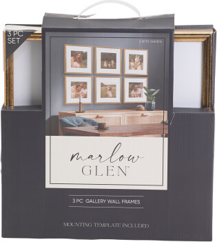 TJMAXX 3Pk 12X12 Matted To 8X8 Thin Scoop Edge Portrait Wall Frames - ShopStyle Artwork