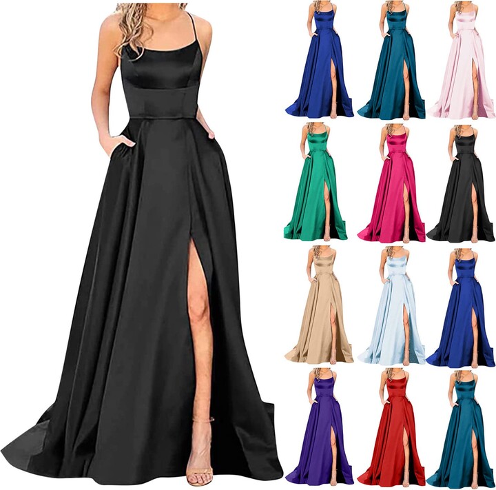 FunAloe Maxi Dress Size 18 Formal Dresses for Women Wedding Guest Women ...