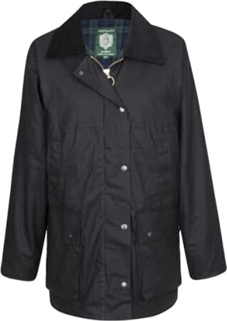 Dalllaswear Ladies Traditional Lined Wax Jacket (Lightweight Non-padded ...