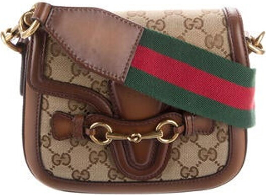 Gucci GG Canvas Small Lady Web Crossbody Bag - ShopStyle