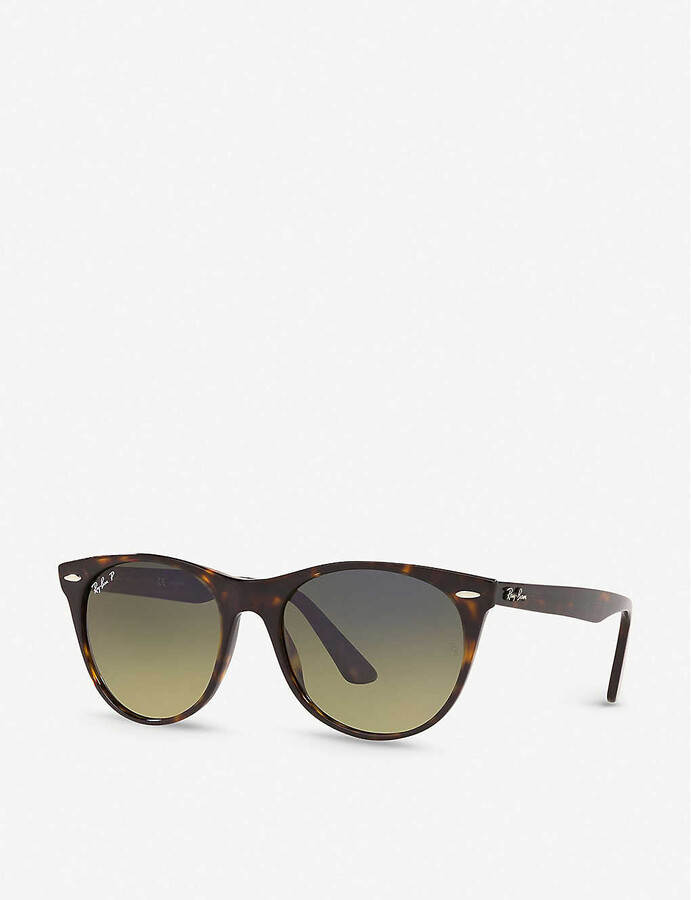 Ray-Ban RB2185 55 Wayfarer Classic II acetate phantos-frame sunglasses ...