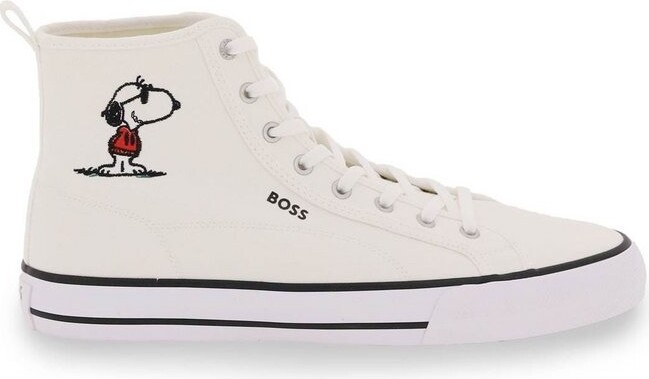 Boss Hugo Boss X Peanuts Snoopy Lace-Up Sneakers - ShopStyle Trainers ...