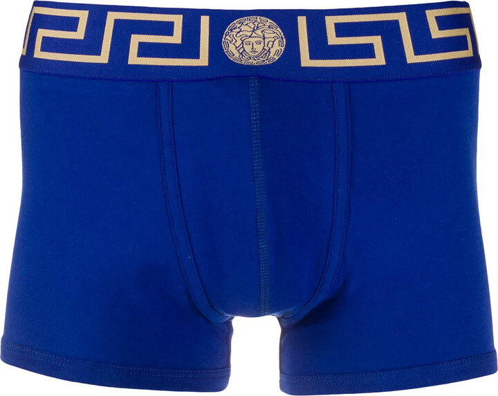 Versace Greca Border boxer briefs - ShopStyle