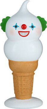 National Tree Company 14in. i-Scream Cone Creepy Clown Figurine ...