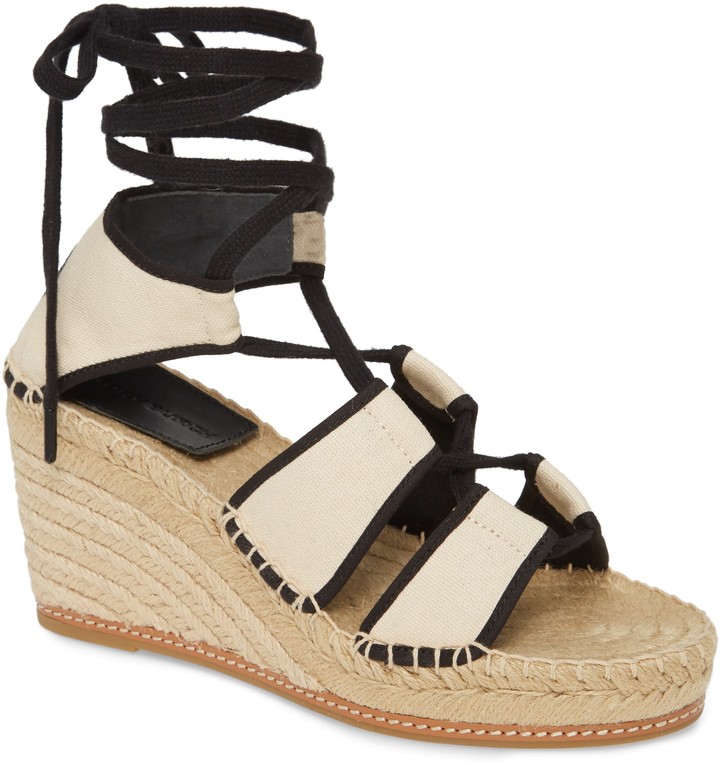 Tory Burch Ankle Tie Wedge Espadrille - ShopStyle