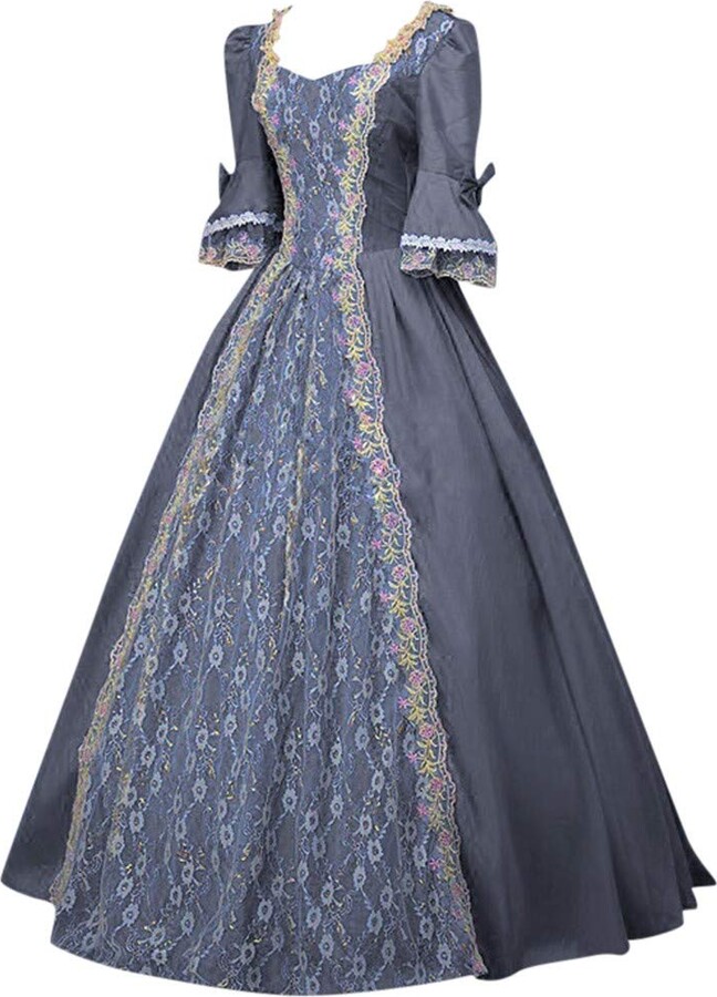 SALUCIA Festliches Kleider Salucia SA210 Women's Medieval Gothic ...