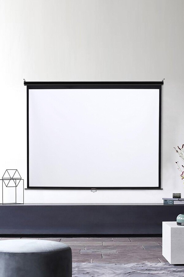Living and Home 100" Manual Wall Mounted Projection Screen - ShopStyle ...