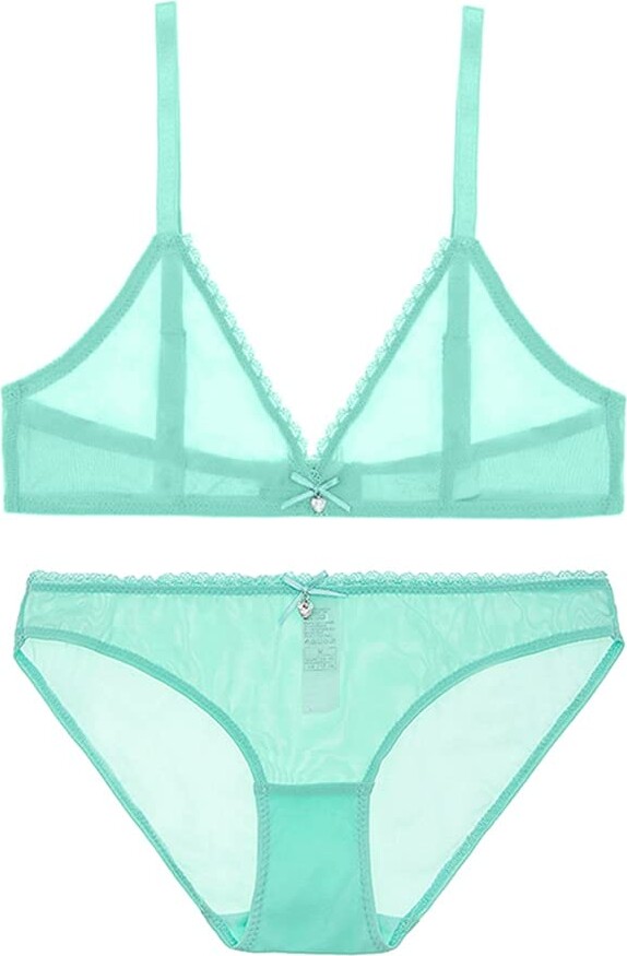 varsmiss Women Sexy Bra Sets Bikini Bra Knickers See Through Lingerie ...