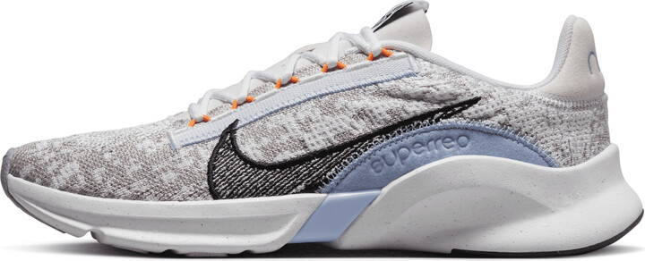 Nike Women's SuperRep Go 3 Flyknit Next Nature Training Shoes in White ...